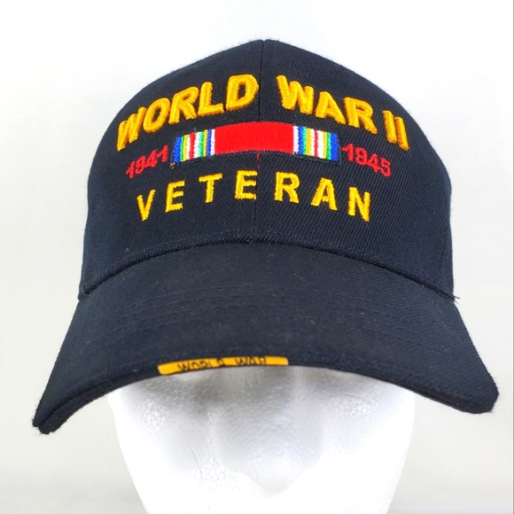 K&S Unique | Accessories | World War 2 Veteran Strapback Hat Adjustable ...